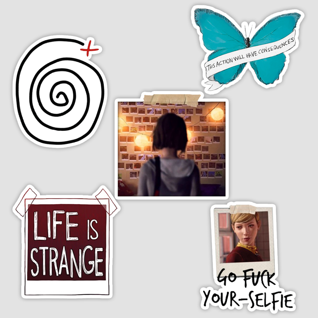 Life Is Strange - Conjunto de adesivos stickers (5 unidades) | Shopee ...