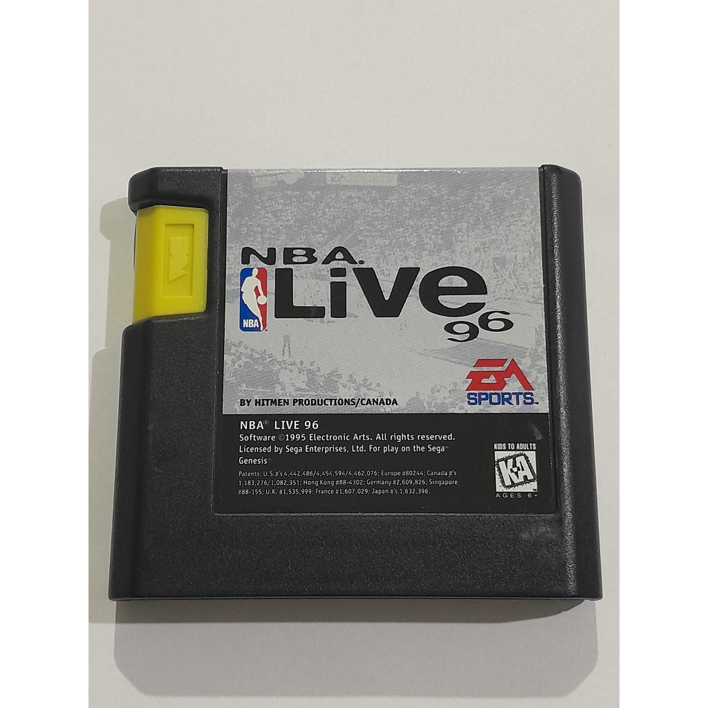 NBA Live 96 p/ Mega Drive Cartucho ORIGINAL | Shopee Brasil