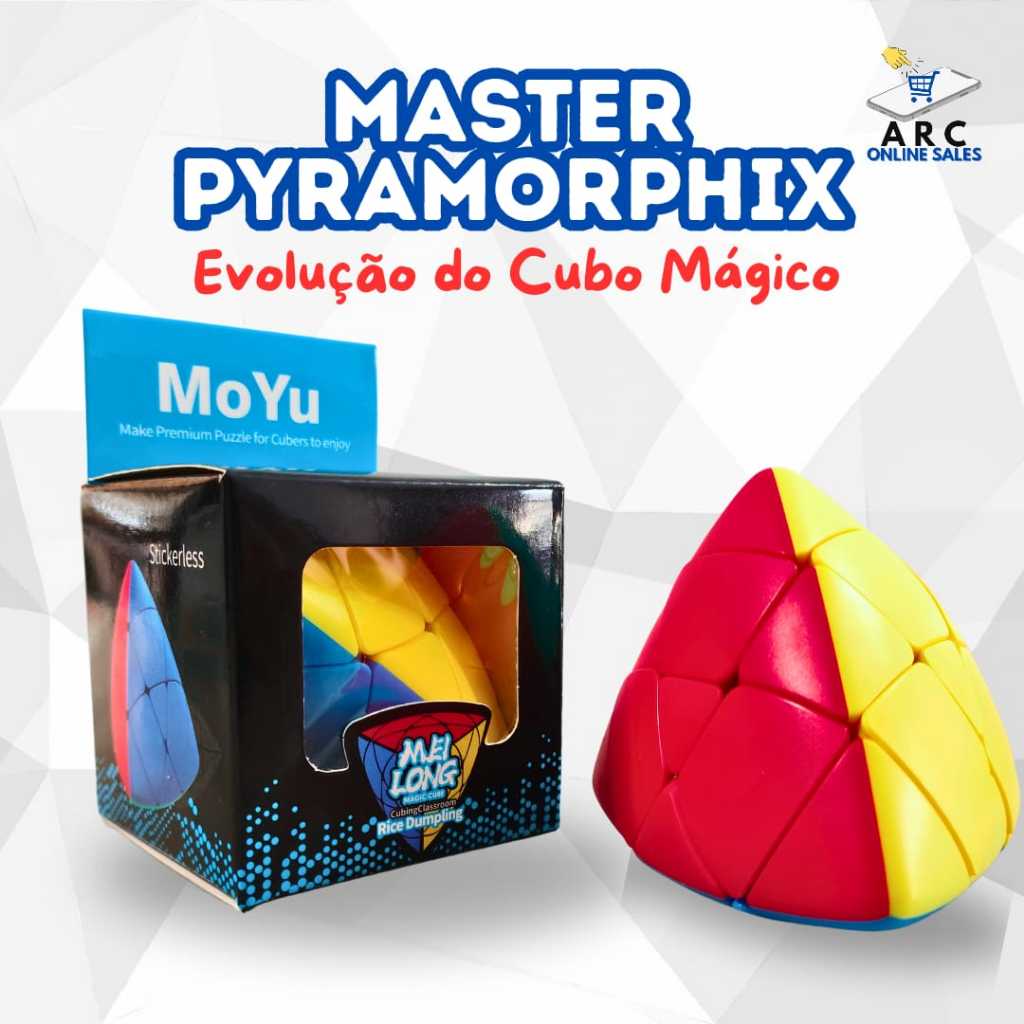 Cubo Mágico Pyramorphix Moyu Master | Shopee Brasil