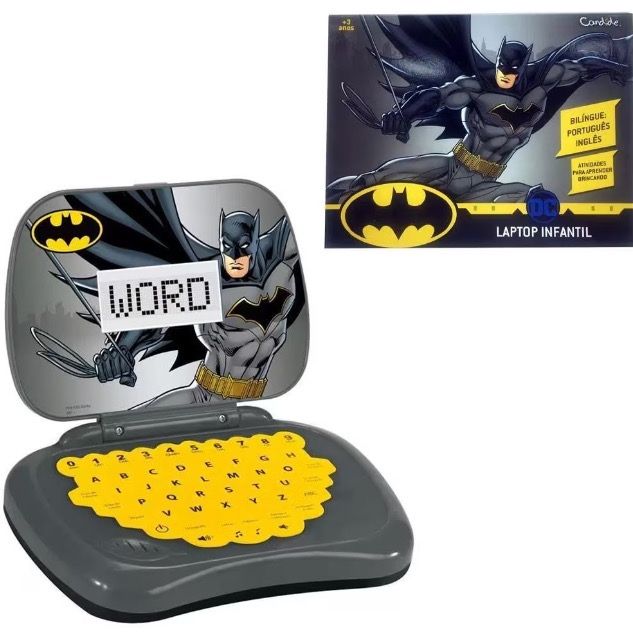 Laptop Infantil Batman Educativo Bilíngue (Candide) | Shopee Brasil