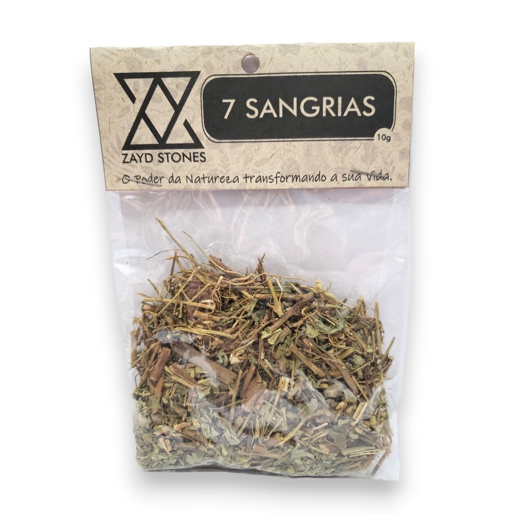 SETE SANGRIAS - ERVA DESIDRATADA NATURAL - 10GR | Shopee Brasil
