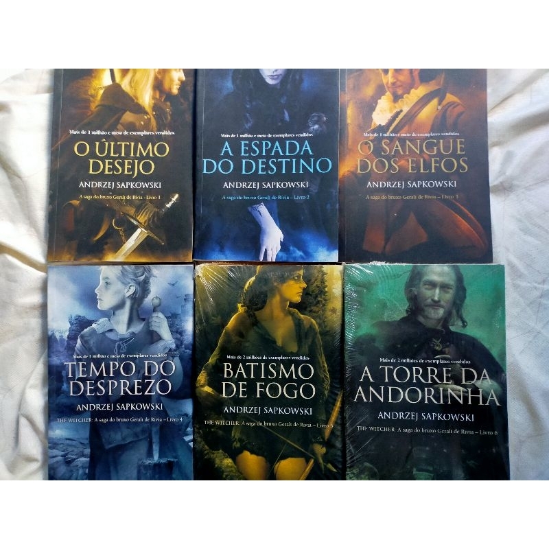 Coleção "The Witcher" Vol. 1 ao 6 (livros) | Shopee Brasil