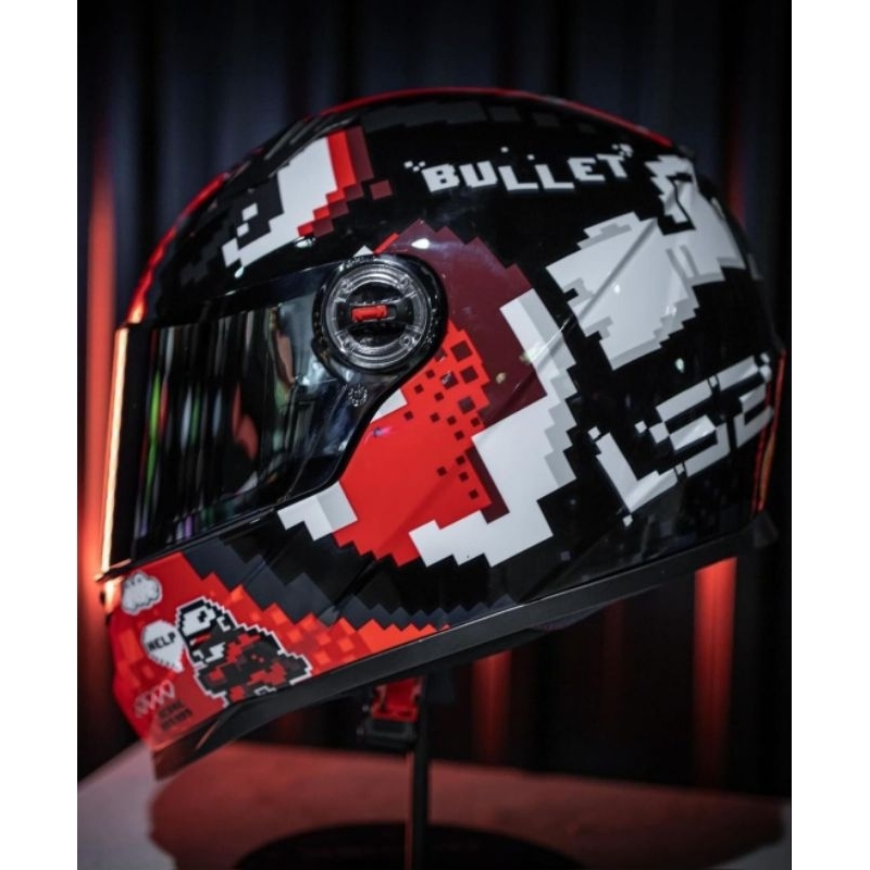 CAPACETE LS2 CLASSIC BULLET VERMELHO | Shopee Brasil