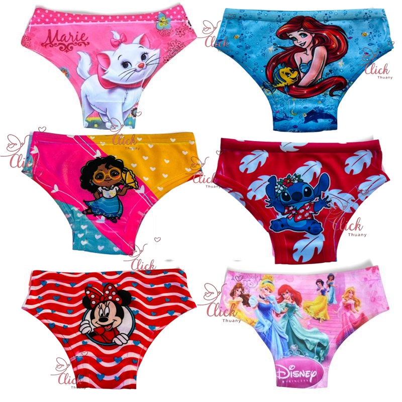 Kit 10 Calcinhas Infantil Sublimada | Shopee Brasil