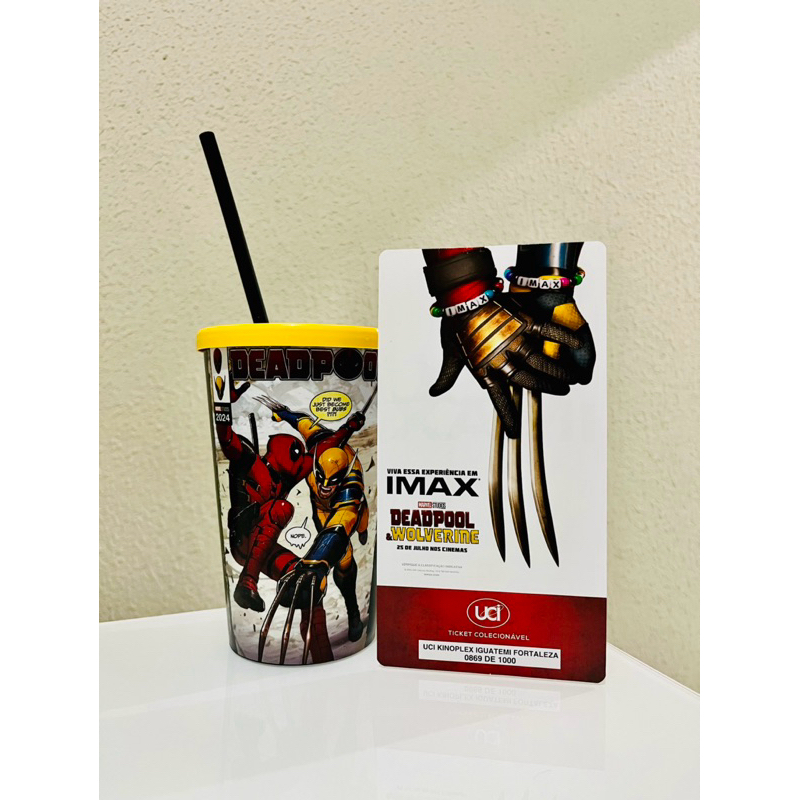 COPO + CARD WOLVERINE E DEADPOOL - UCI CINEMAS - ÚLTIMA UNIDADE ...