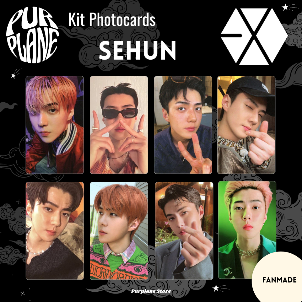 Sehun Selca Photocards EXO Kpop Fanmade | Shopee Brasil