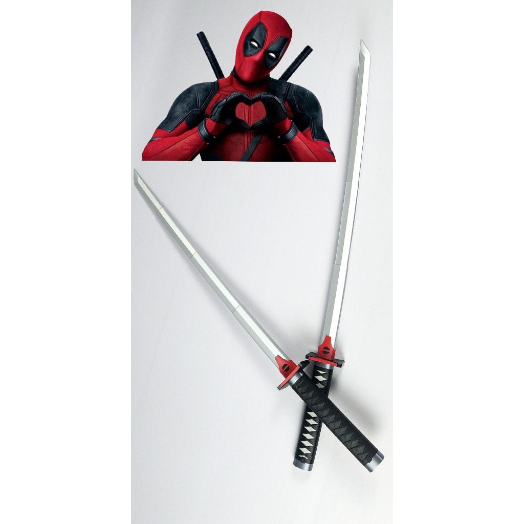 Katana Retratil Deadpool e Wolverine Deadpool & Wolverine Espada ...