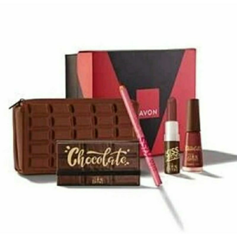 CHOCOLATE BELGA KIT AVON | Shopee Brasil
