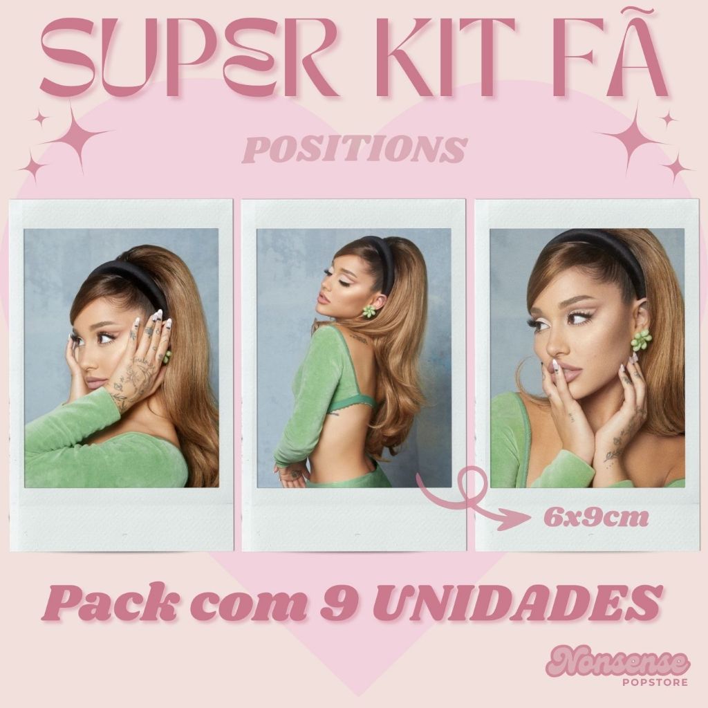 Polaroids Ariana Grande Positions FANMADE - 6x9cm (9 unidades) | Shopee ...
