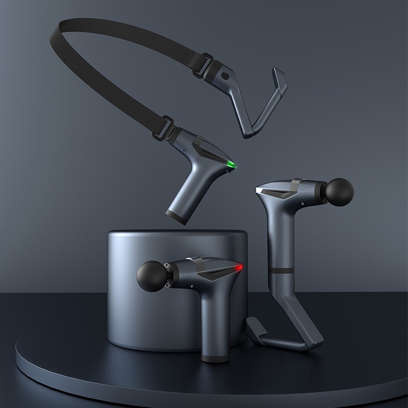 Portátil Profissional Massageador Elétrico Alta Frequência Muscular ...