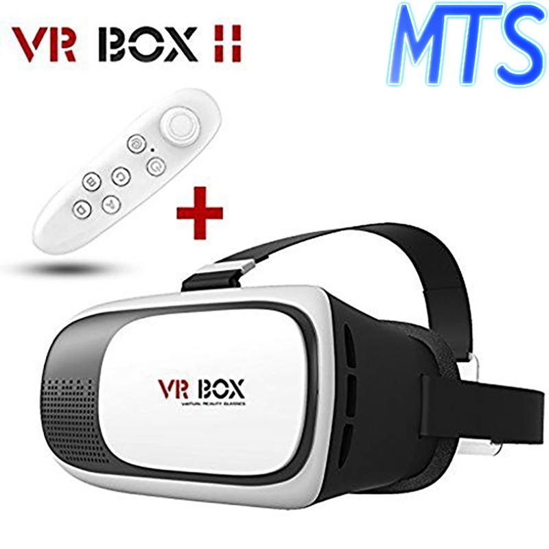 MTS Óculos De Realidade Virtual VR Box 3D + Controle Cardboard 3 ...