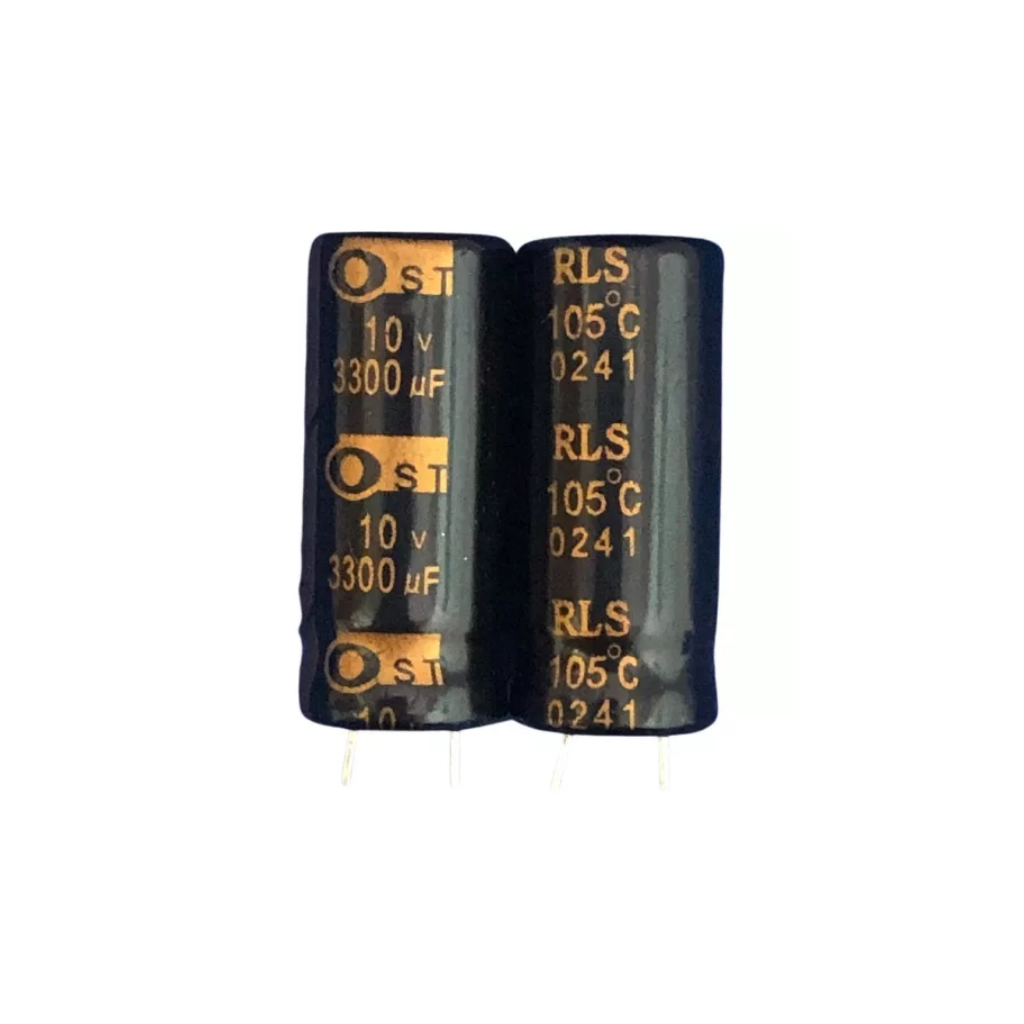 5X CAPACITOR ELETROLÍTICO 3300UF/10V RD. 105° 10X23MM OST | Shopee Brasil
