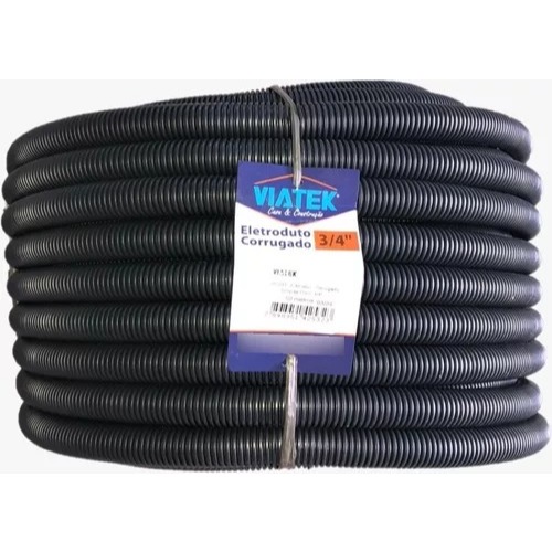 Eletroduto Conduíte Corrugado 50 Metros 25mm 3/4 | Shopee Brasil