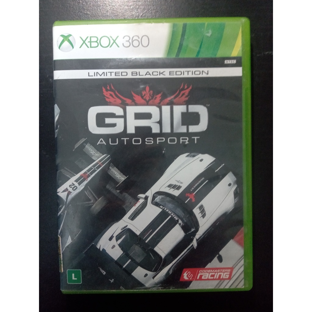 Grid Autosport Limited Black Edition Xbox 360 - Mídia Física Original ...