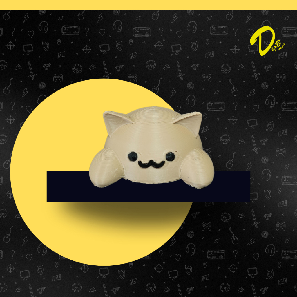 Enfeite para Monitor Bongo Cat Setup Gamer Gatos Várias Cores Decoração ...