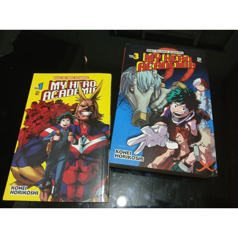 Mangás de Boku no Hero My Hero Academy BNHA HQ volume 1 2 3 4 manga em ...