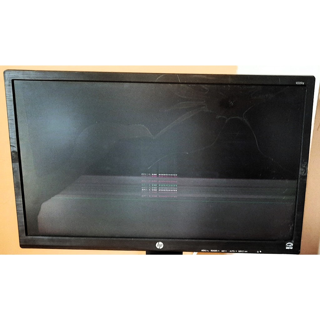 Monitor Hp V225hz 21.5 Preto 100v/240v Defeito/reparo/peças | Shopee Brasil