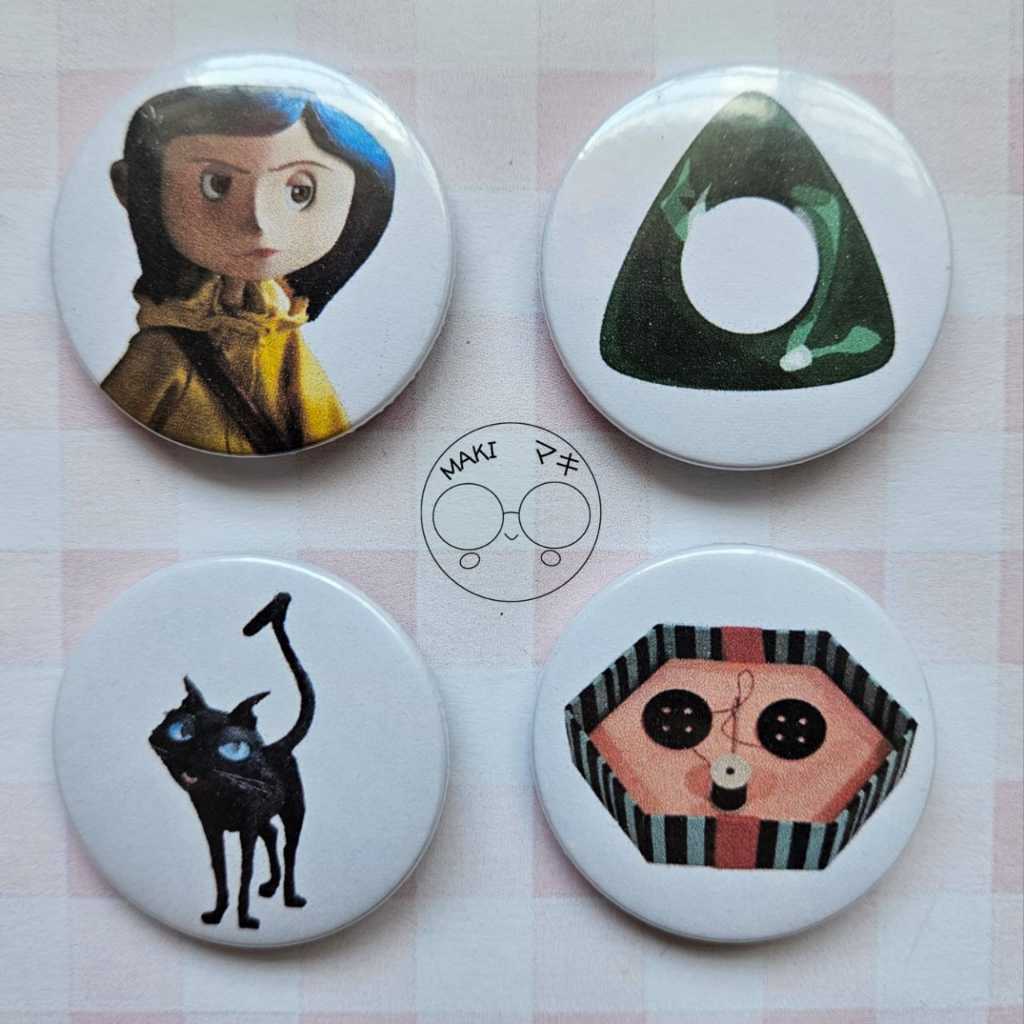 Kit Buttons Coraline | Shopee Brasil