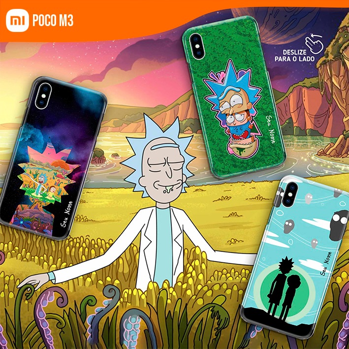 Capa Capinha - Poco M3 - Rick and Morty | Shopee Brasil