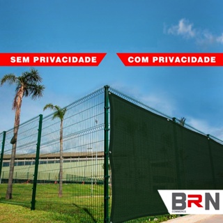 Telas Cerca de Privacidade e Proteção Trama 90% Com Ilhós a Cada Metro ...