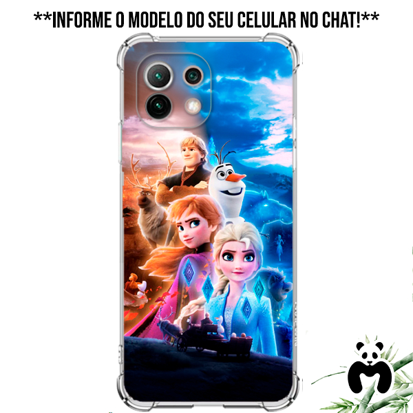 Capa Case Personalizada Frozen Elsa Anna Olaf Sven Bruni Kristoff Hans ...
