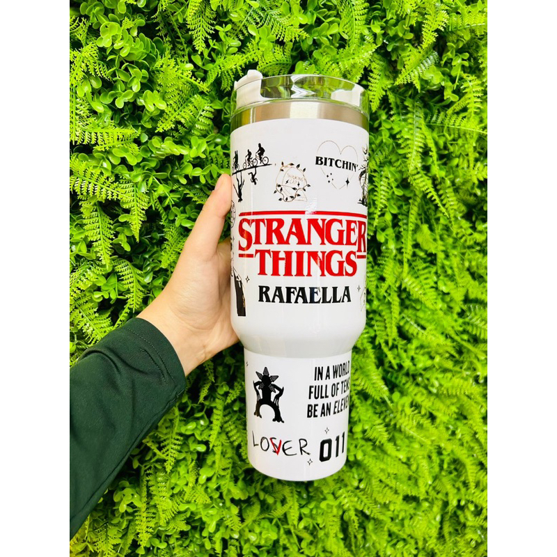 Garrafa Copo Térmico Stanley Personalizado Stranger Things | Shopee Brasil
