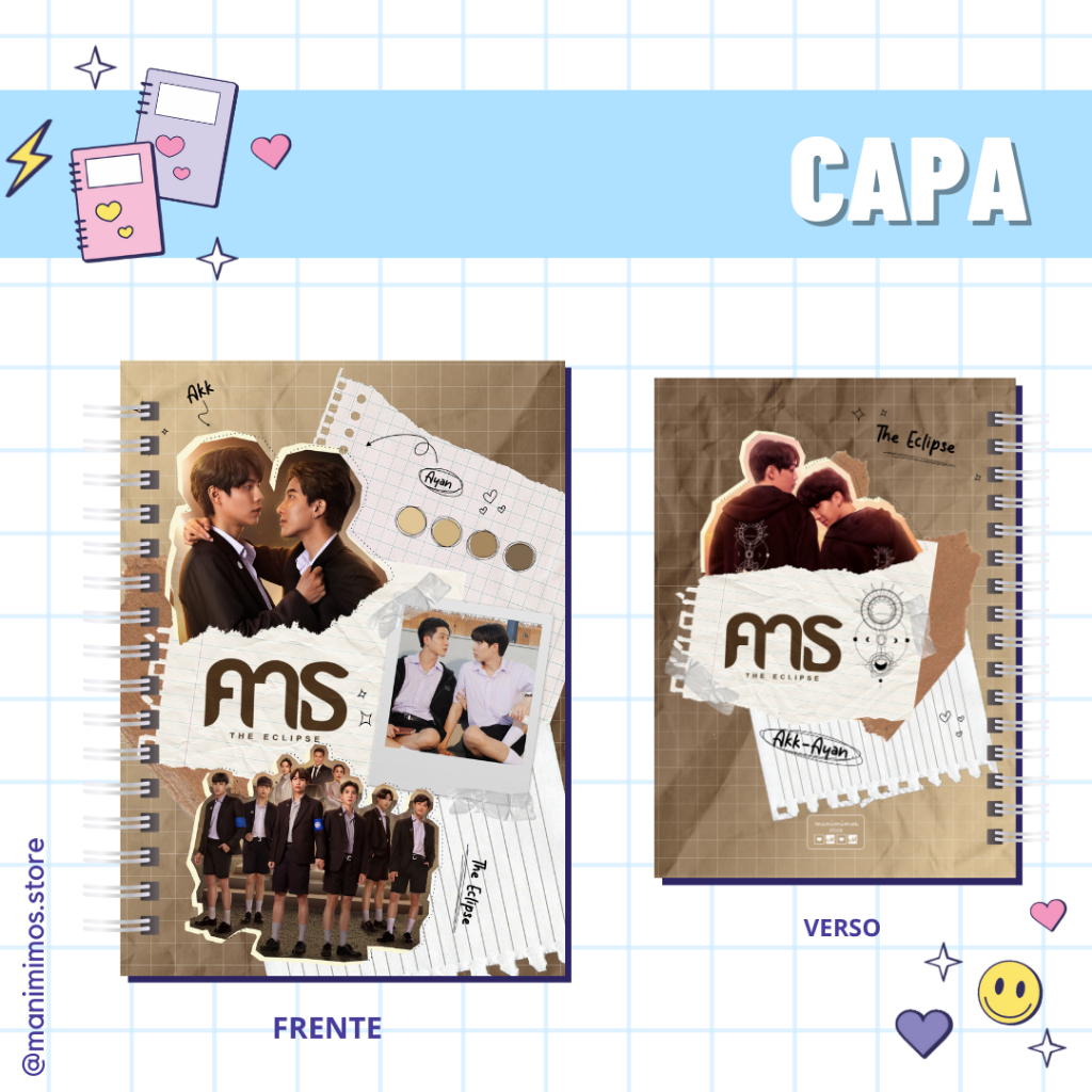Caderno A5 (BL) - The Eclipse | Shopee Brasil