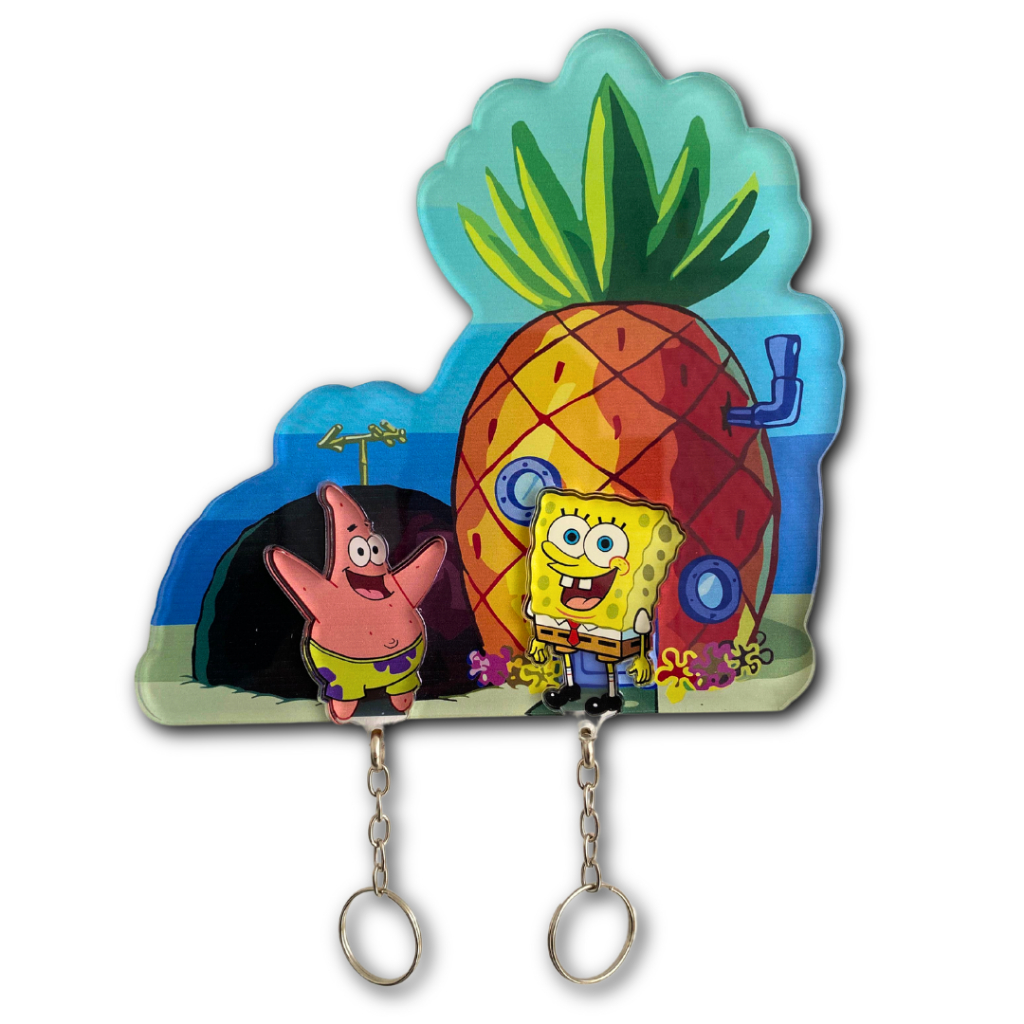Porta Chaves Bob Esponja | Shopee Brasil