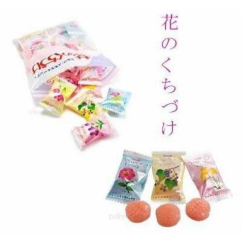 Bala de Flor (Flower Kiss Candy) Kasugai 129g | Shopee Brasil