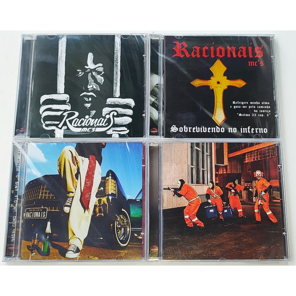 Kit Com 4 Cd's: Racionais Mc's | Shopee Brasil