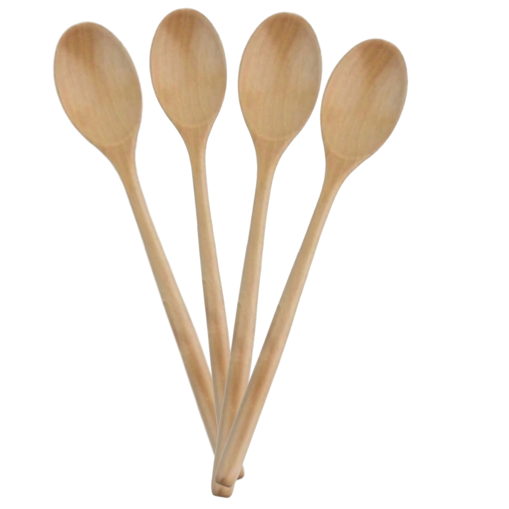 COLHER DE PAU KIT COM 5 UNIDADES | Shopee Brasil