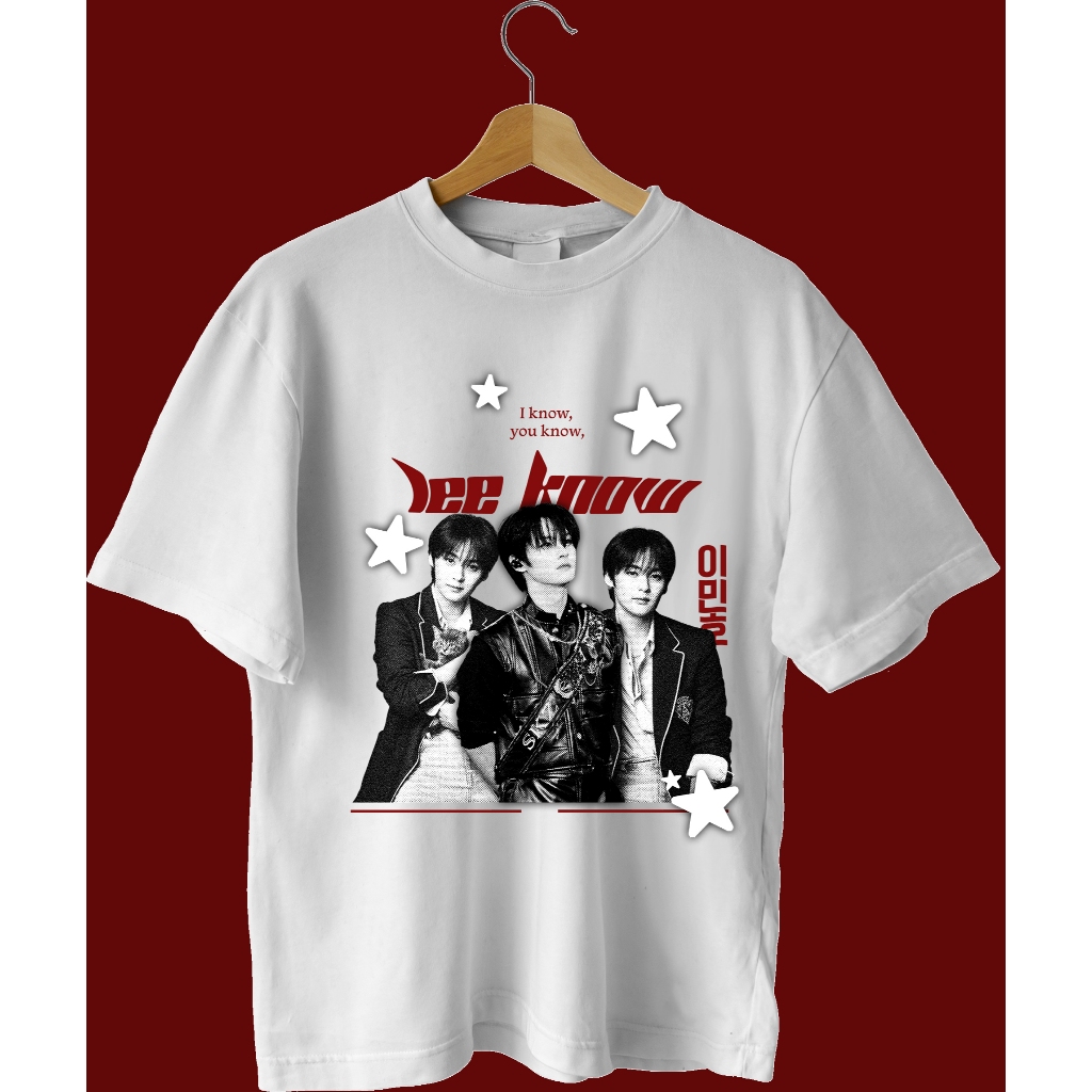 Camiseta Lee Know Stray Kids | Shopee Brasil