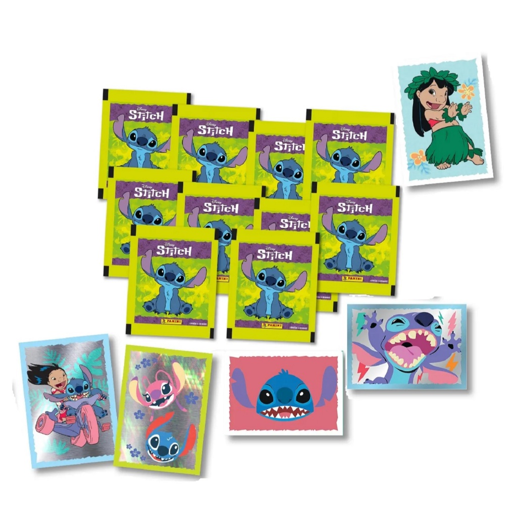 100 Figurinhas Stitch Disney Abrace Sua Esquisitice 20 envelopes ...