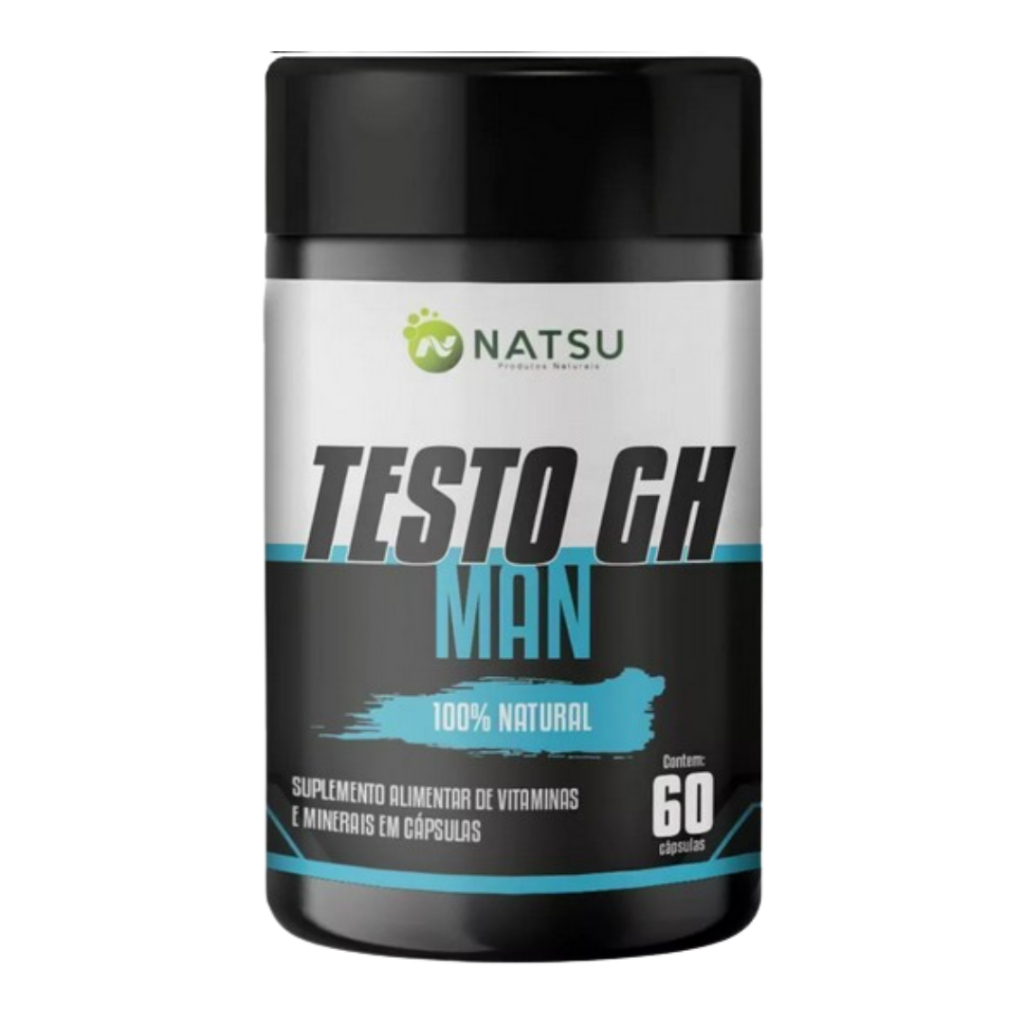 Testo GH Man - Suplemento Natsu - 60 cápsulas | Shopee Brasil