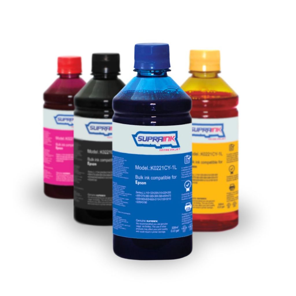 Tinta compatível Epson L656 Ecotank - 4X500ml - Supraink | Shopee Brasil
