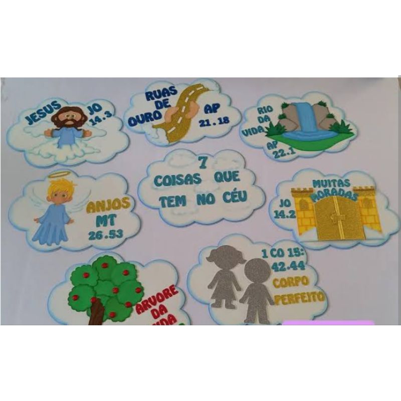 Evangelização o que ha no céu em EVA | Shopee Brasil