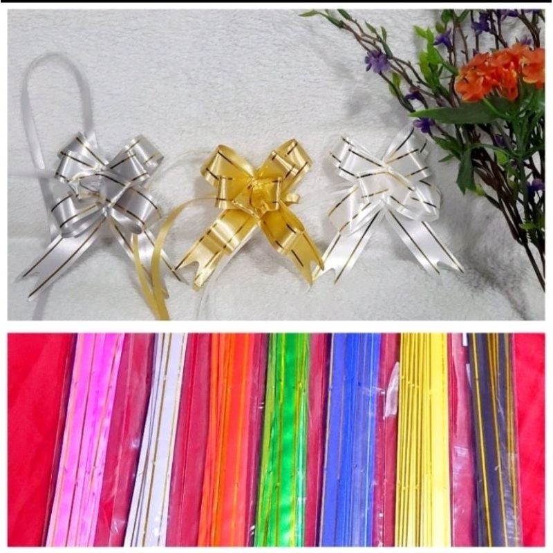 100 ou 50 Laços Magico Fácil 1.6x33 cm Lacinho Pronto Fitilho LISOS ou ...