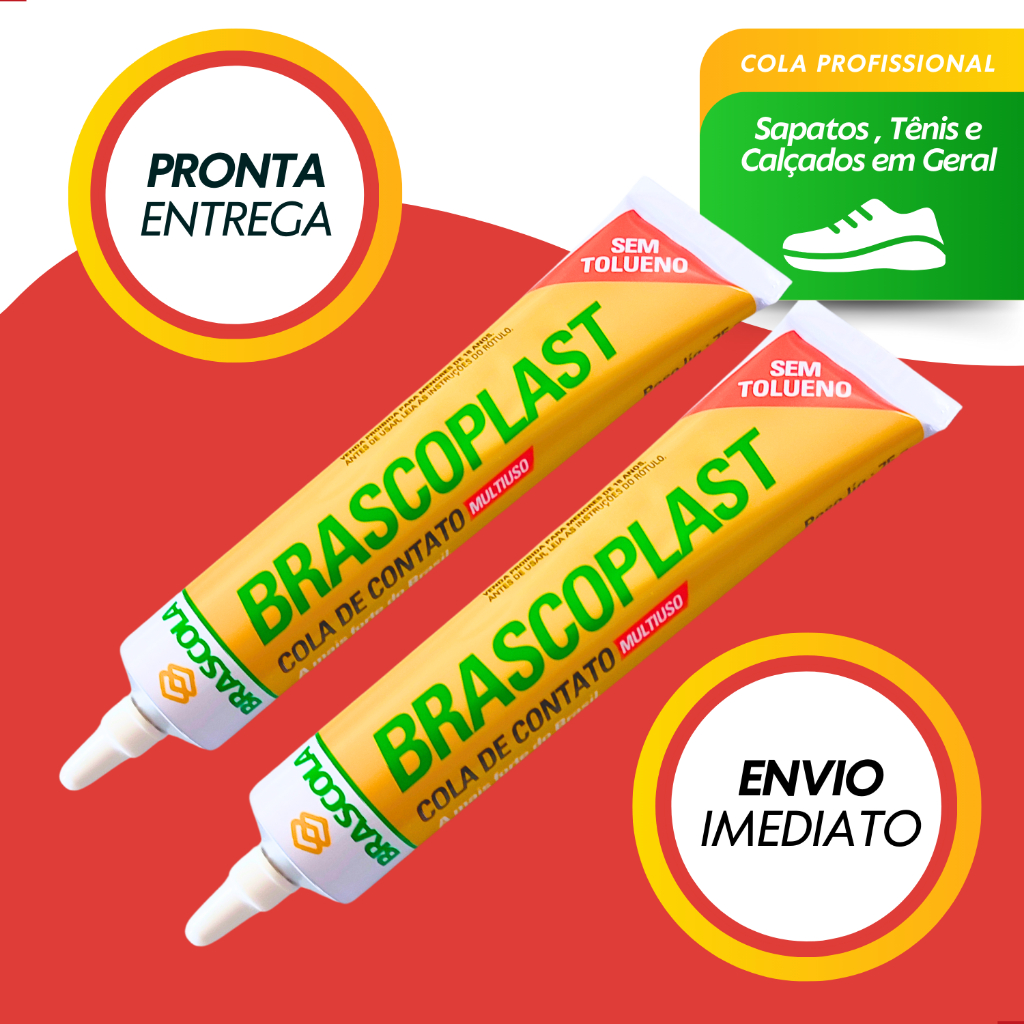 Cola De Contato Brascoplast Multiuso Colagem em Geral 75g | Cola Forte ...