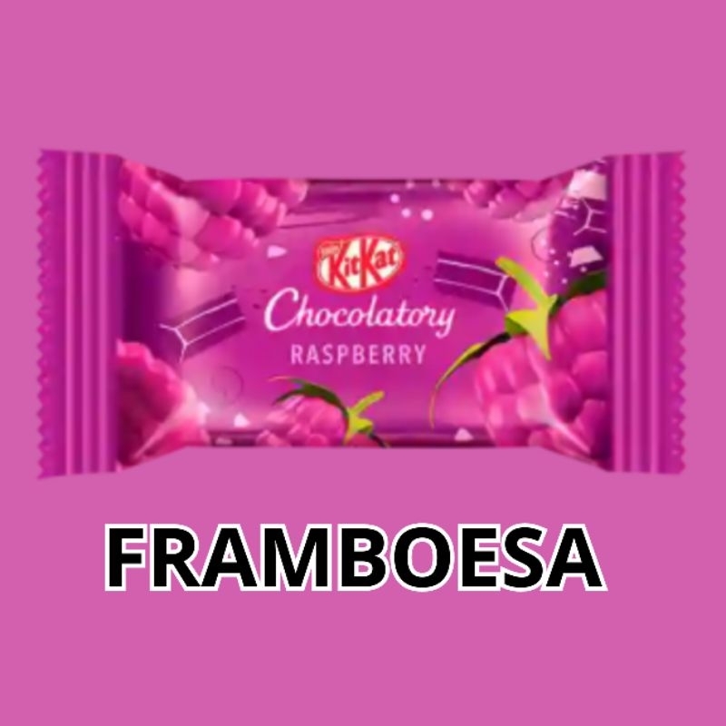 CHOCOLATE KIT KAT 1 UNIDADE SABORES: MENTA, BANANA, ABACAXI, ALGODÃO ...