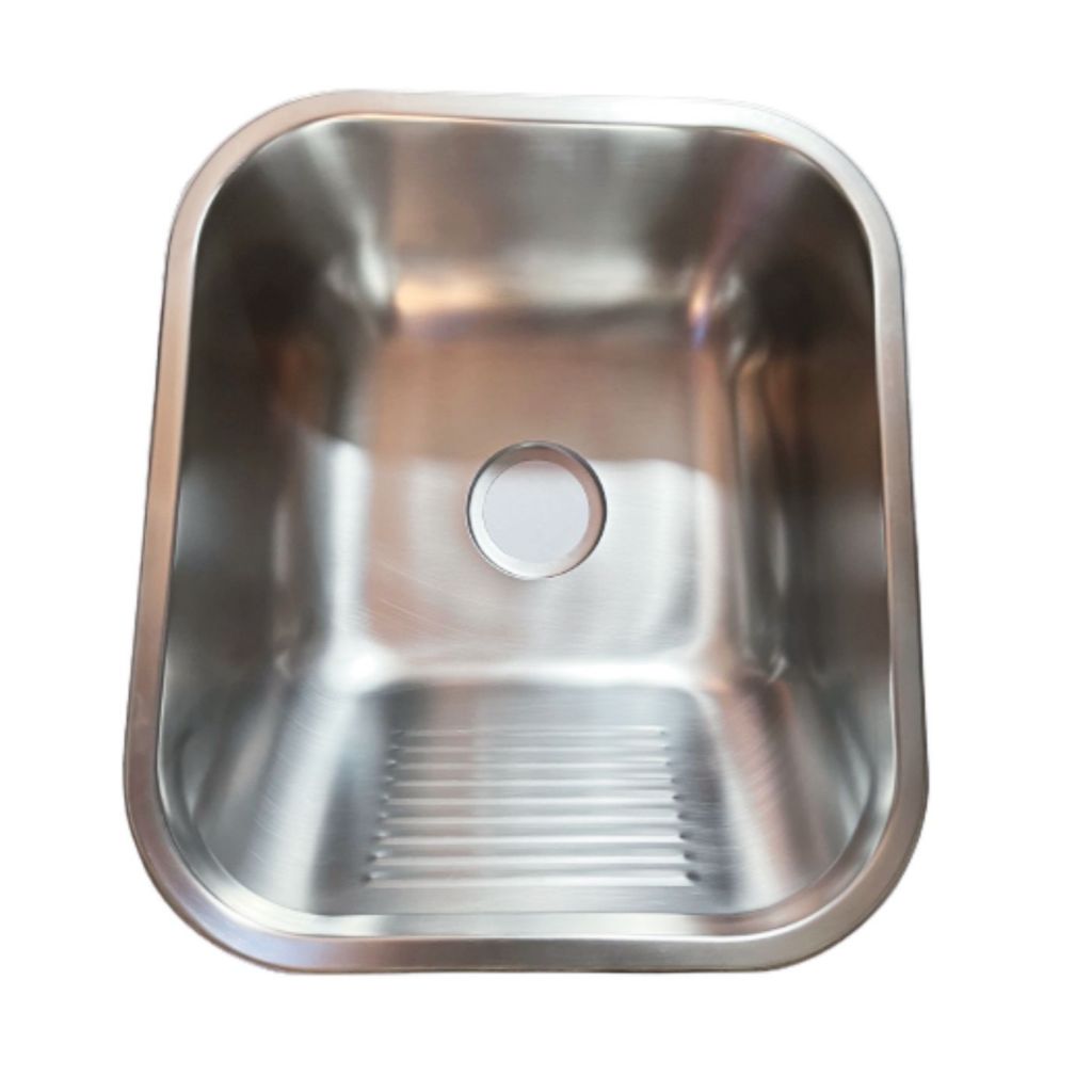 Cuba Tanque aço Inox Tradinox Acetinado 34x40 C/ Válvula e sifão ...