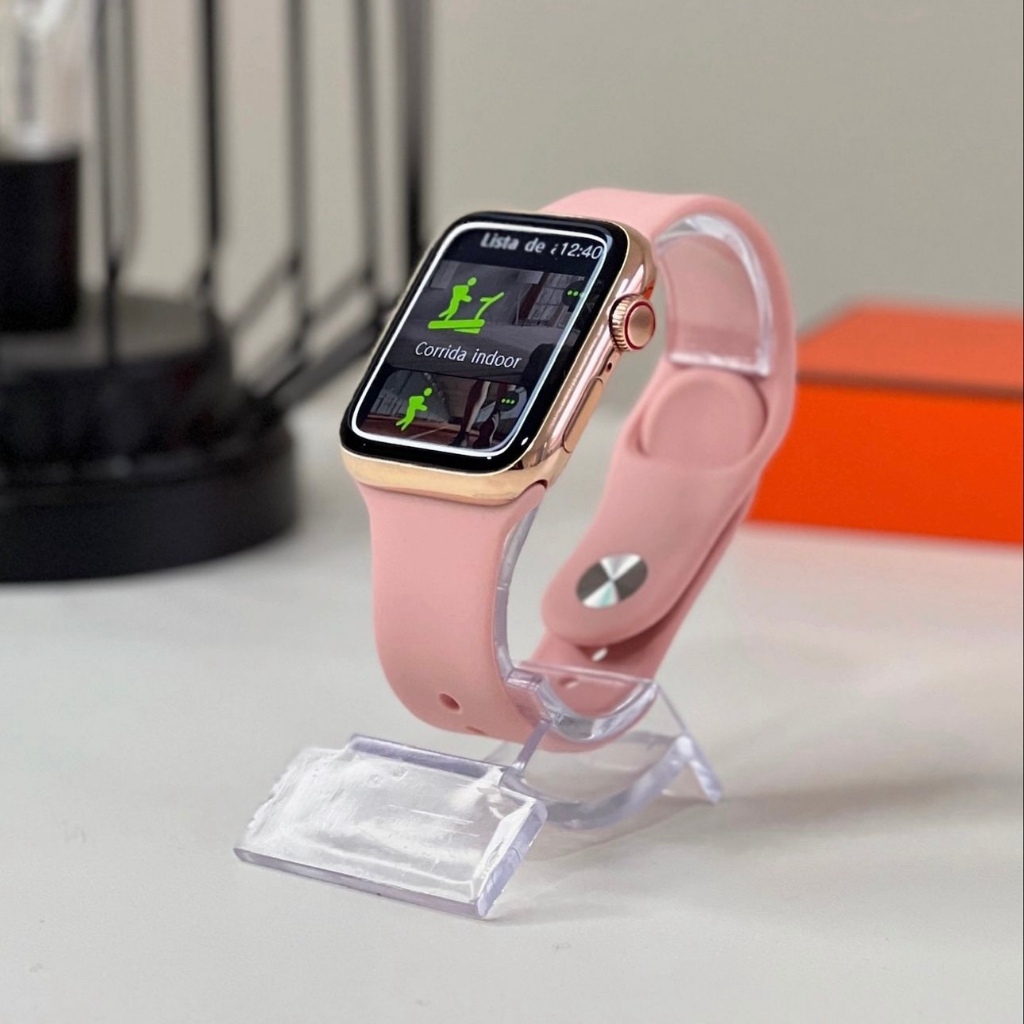 Smartwatch W59 Mini Pro 41mm Microwear Original GPS NFC Faz e Recebe ...