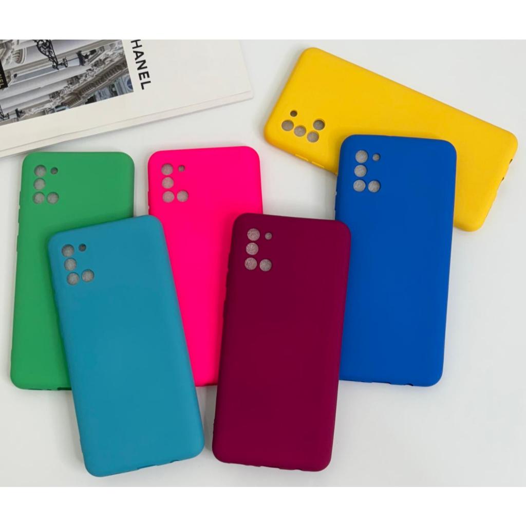 Kit Protetora Capinha - A31 - Com Película 3D Samsung Silicone Aveludado Capa de Celular Case ...