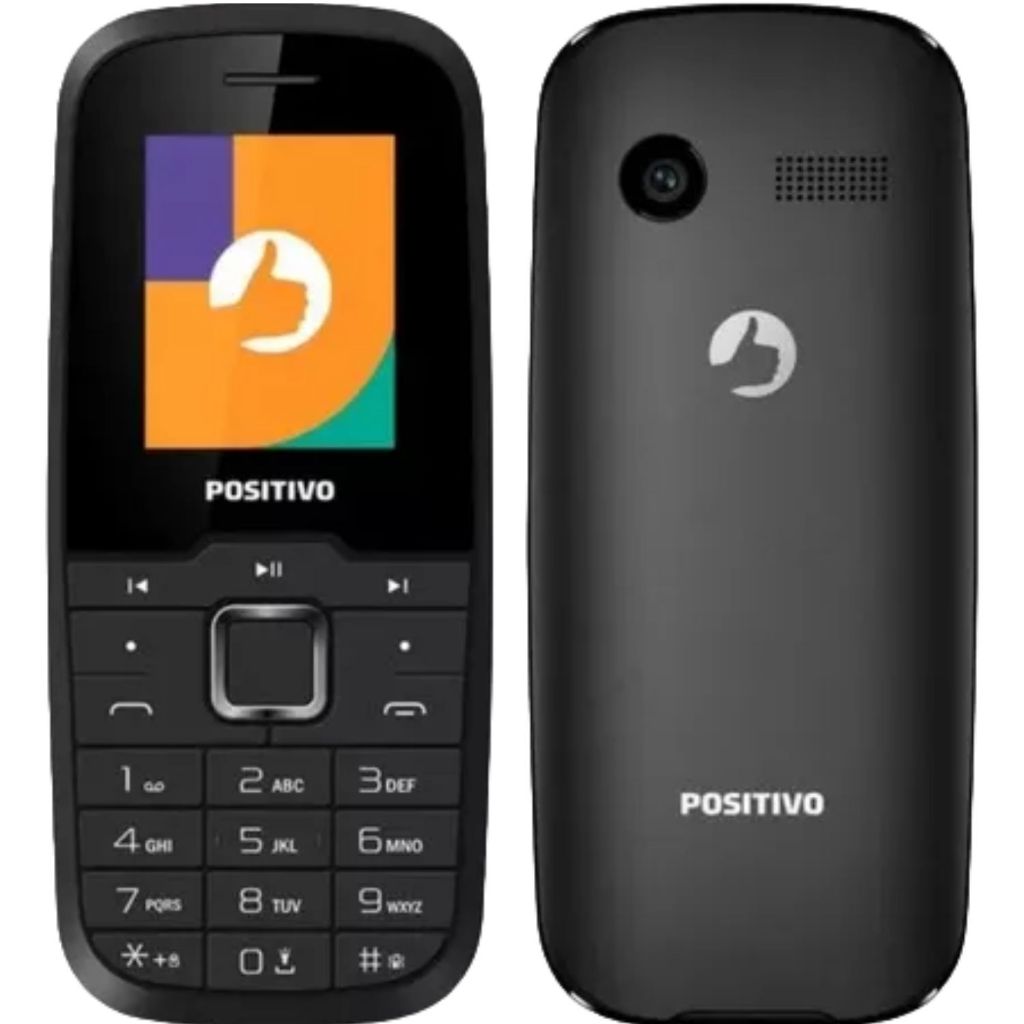 Celular Positivo P26 4G Preto Original Rádio Fm Dual Sim Celular para Idoso | Shopee Brasil