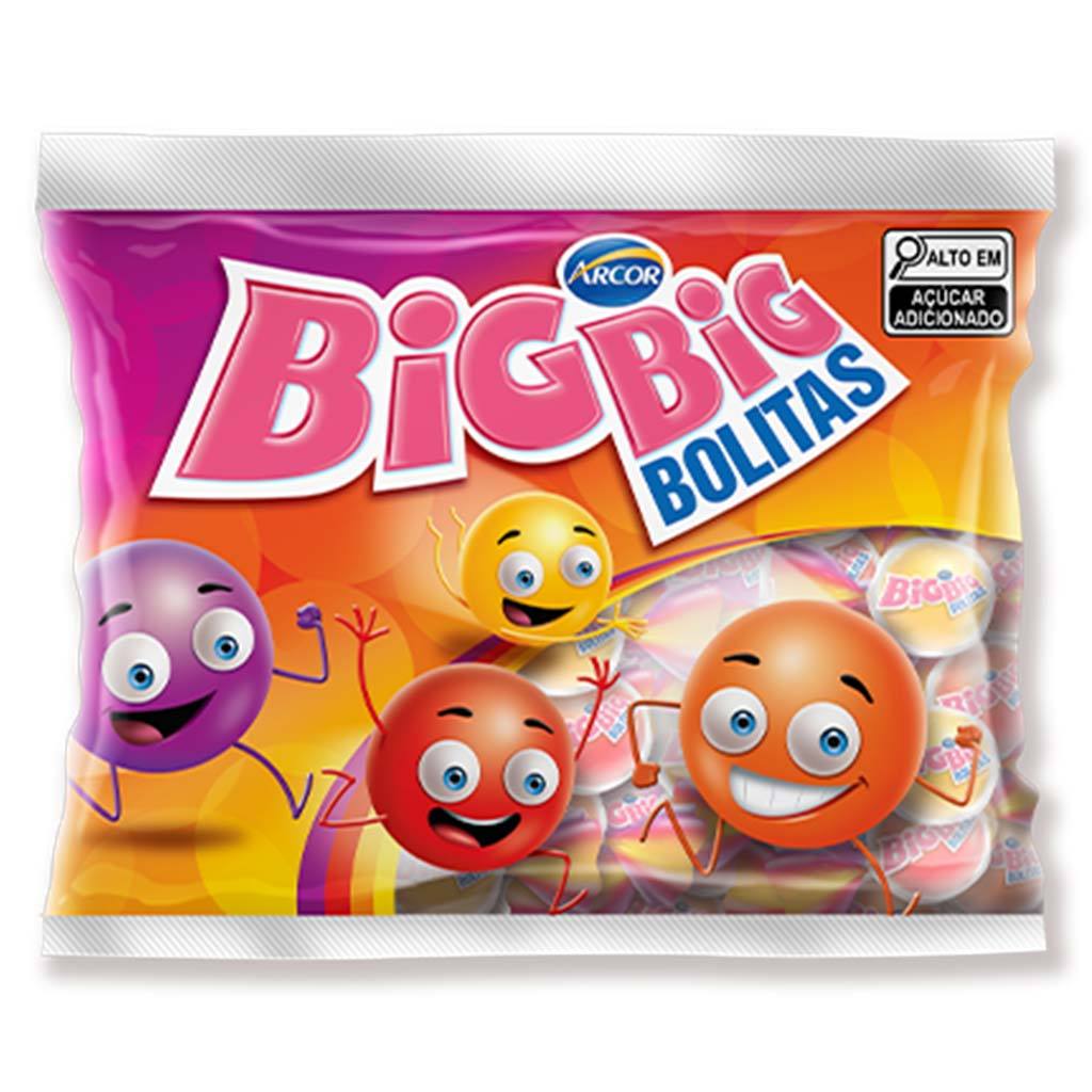 Chiclete Big Big Bolitas 252g - Arcor | Shopee Brasil