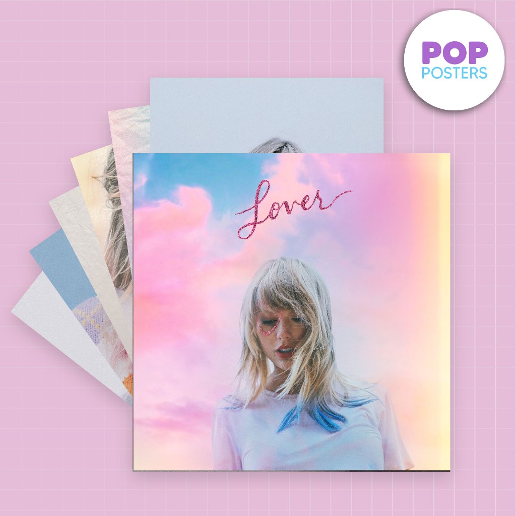 TAYLOR SWIFT - LOVER (POSTERS) (FAN MADE) | Shopee Brasil