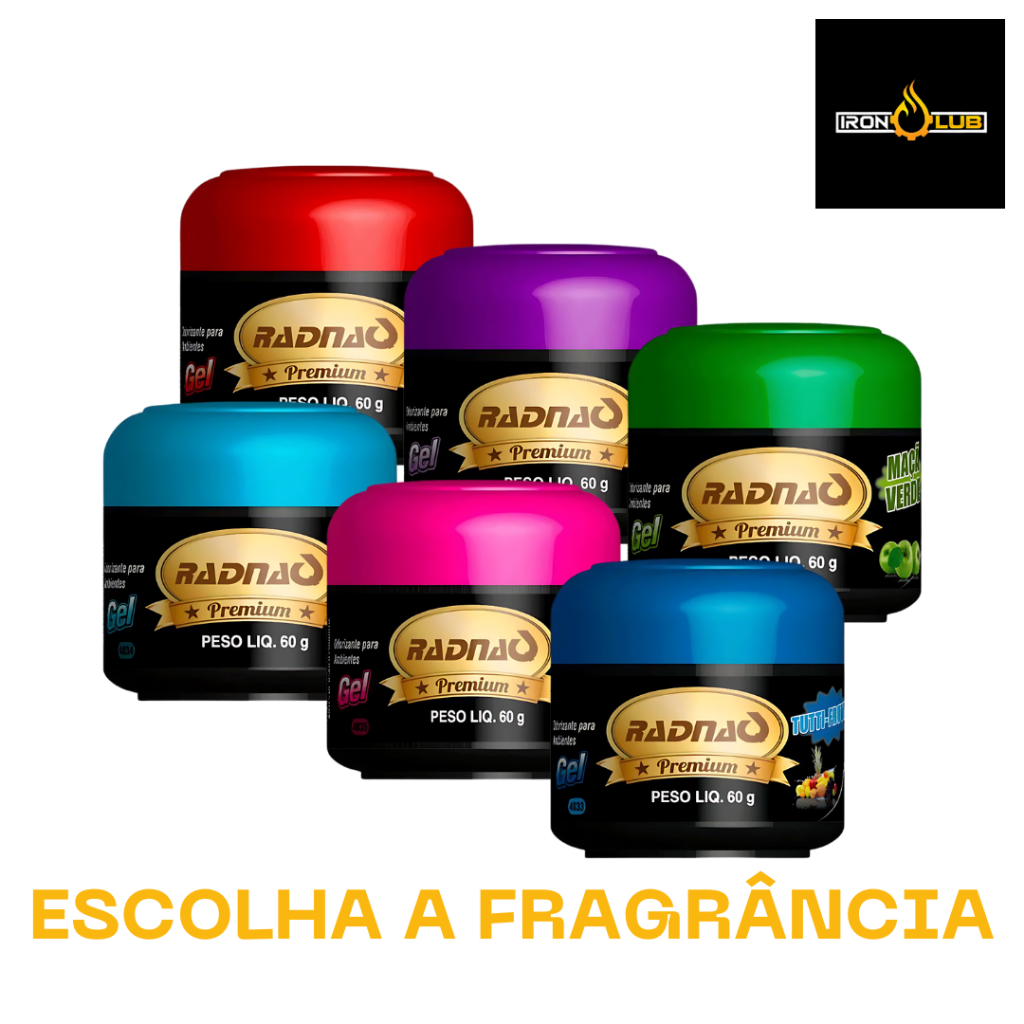 AROMATIZANTE GEL RADNAQ 60G | Shopee Brasil