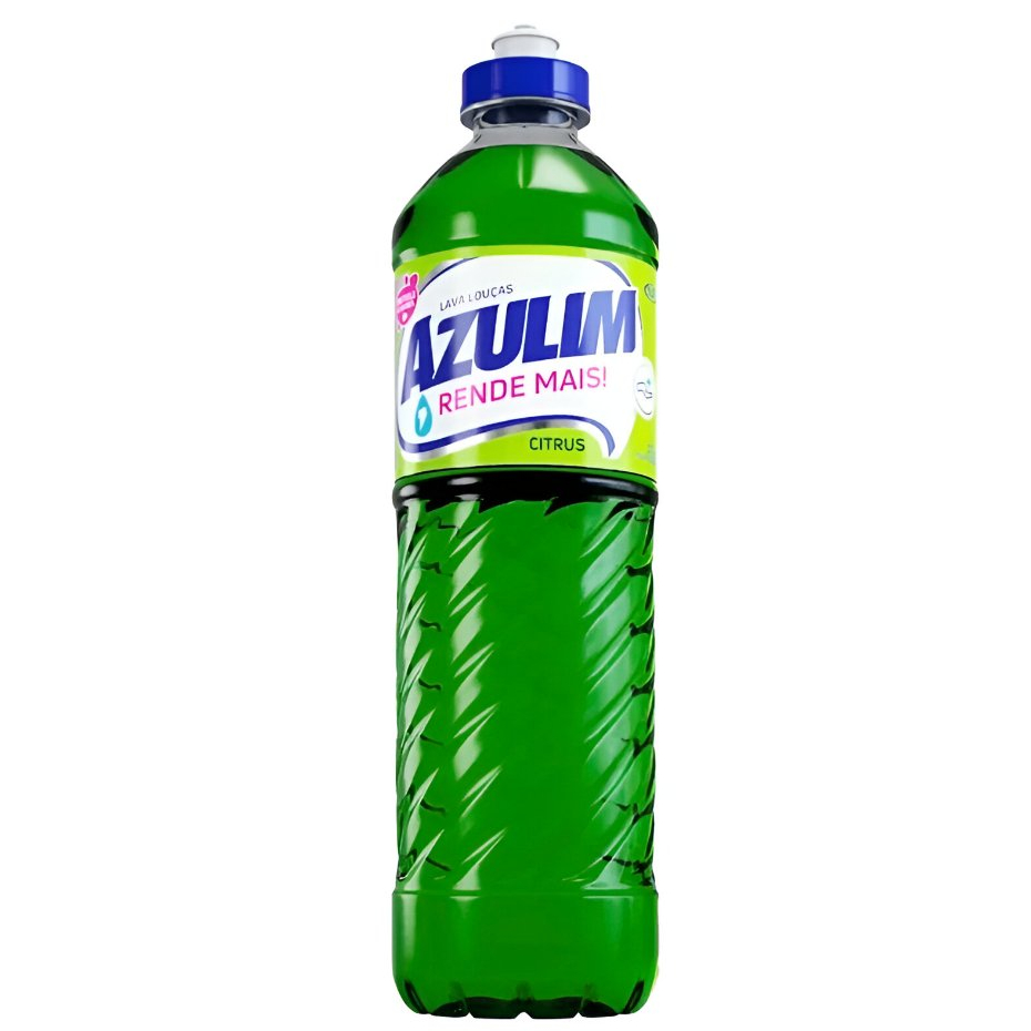 Detergente Líquido Azulim Lava Louças 500ml | Shopee Brasil