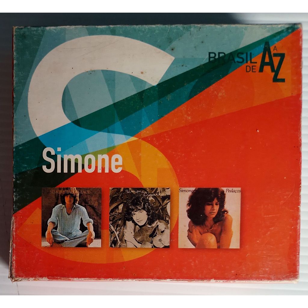 Cd Box Simone Brasil de AZ Com 3 Cds | Shopee Brasil
