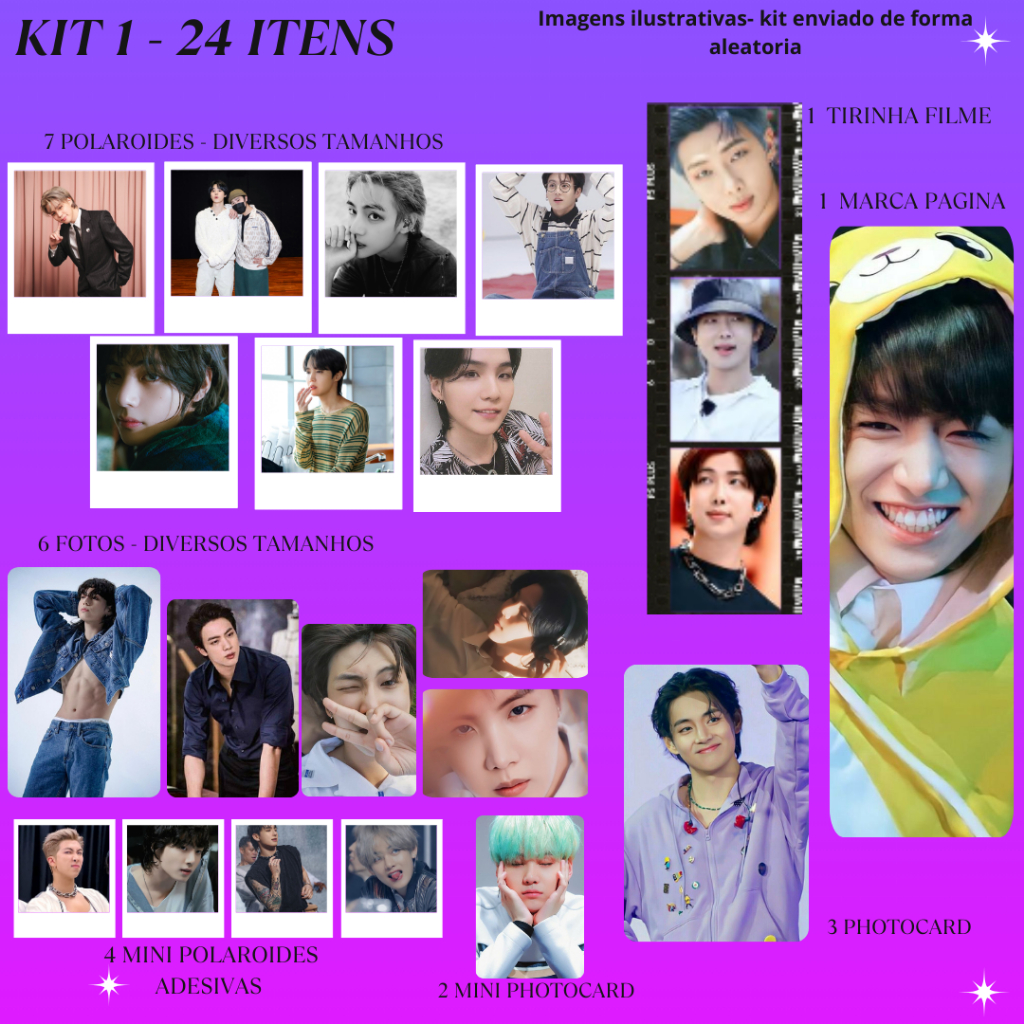 KIT FANMADE K-POP | Shopee Brasil