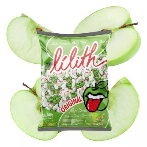 Bala Mastigável Maçã Verde Lilith 500g - Cory | Shopee Brasil